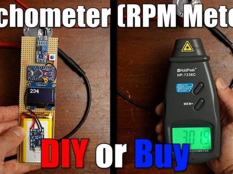 Diy Tachometer Rpm Meter Arduino Project Hub