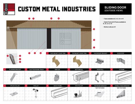 Sliding Door Track And Hardware Custom Metal Industries