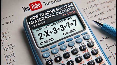 How To Solve Equations On A Scientific Calculator Equation Mode Made Easy Youtube