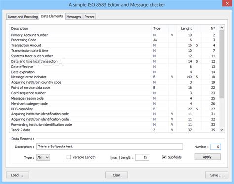A Simple Iso 8583 Editor And Message Checker Download Softpedia