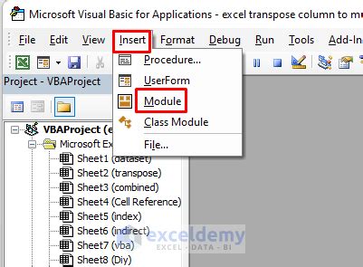 How To Transpose Column To Multiple Rows In Excel Methods