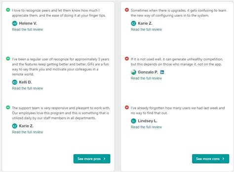 Recognize Review Best Employee Recognition Program Pros And Cons Ratings More
