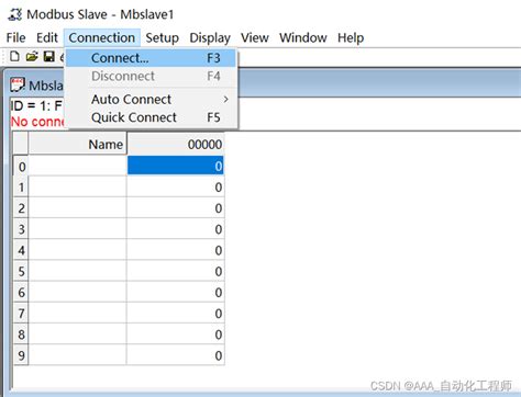 使用modbus Slave和modbus Poll进行modbus Tcp通信仿真测试的方法介绍工业网络 Csdn专栏