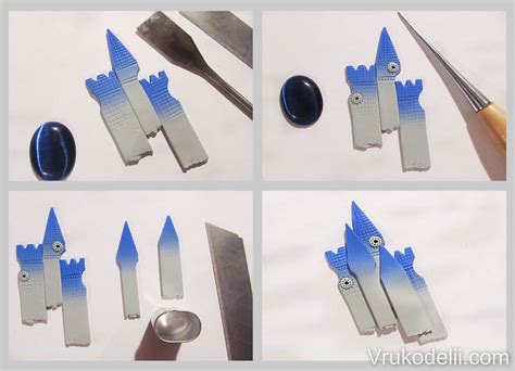 Кулон "Замок у озера" / Лепка, Украшения / В рукоделии