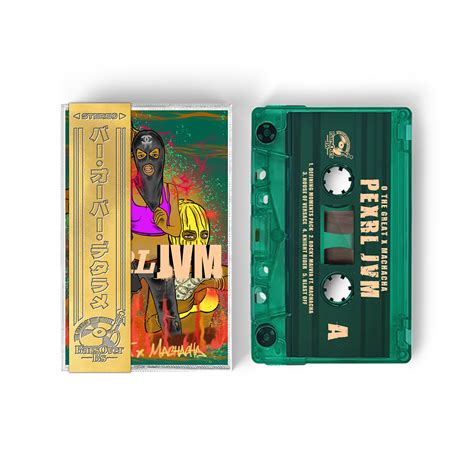 O The Great X Machacha Pexrl Jvm Cassette Tape With Gold Barsoverbs