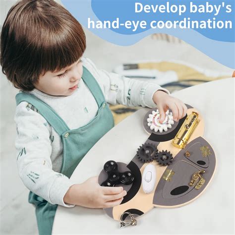 목제 비지 보드 Diy 장난감 몬테소리 감각 활동 보드 액세서리 어린이 잠금 비지 보드 부품 교육 완구 핸드폰닷컴