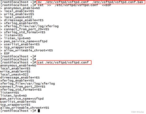 在centos79中搭建vsftp服务详细步骤图文搭配（本地账户虚拟账户）vsftpd用户名密码配置 Csdn博客