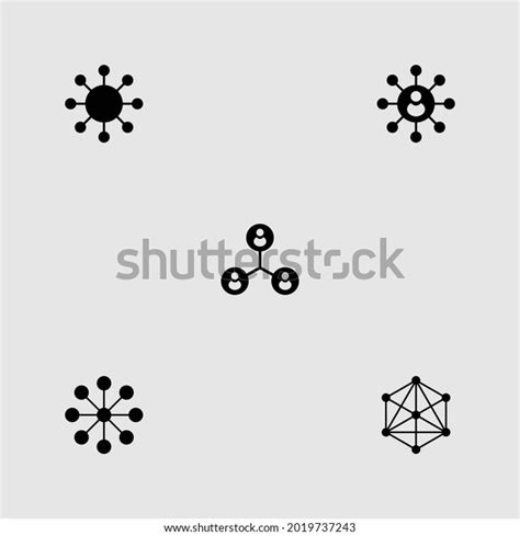 Network Icon Set Isolated Vector Illustration Stock Vector Royalty Free 2019737243 Shutterstock