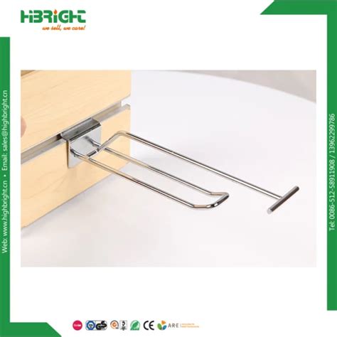 Metallic Steel Supermarket Rack Flip Scan Pegboard Hooks With Price Tag Metal Display Hooks