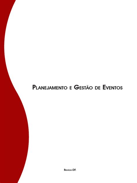 Planejamento E Gestão De Eventos Ead Pdf Planejamento Turismo