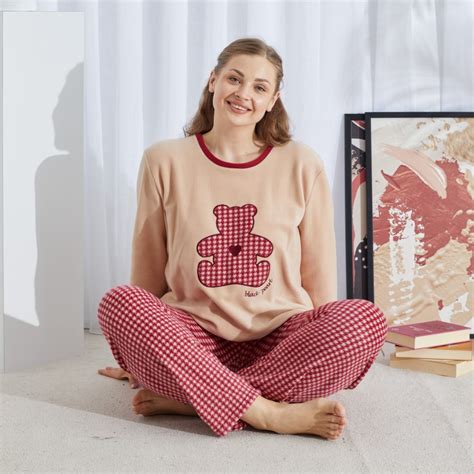 Макси зимна пижама полар 22518 4