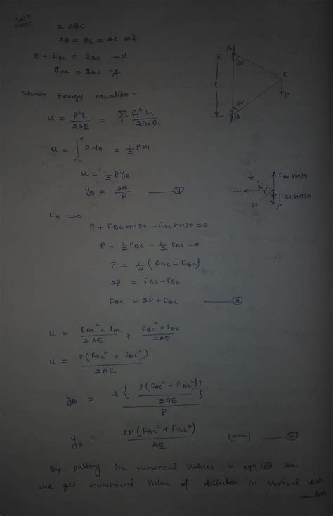 Solved Determine The Vertical Deflection At Node C A Course Hero