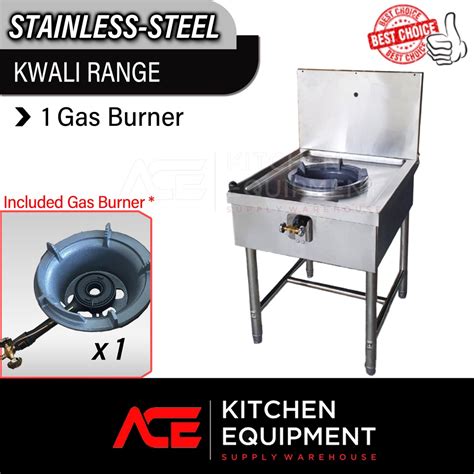 Stainless Steel Burner Kwali Range Dapur Gas Tungku Stove Range Included Gas Burner