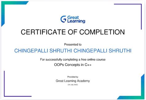 Shruthi Chingepalli On Linkedin Greatlearningacademy Greatlearning