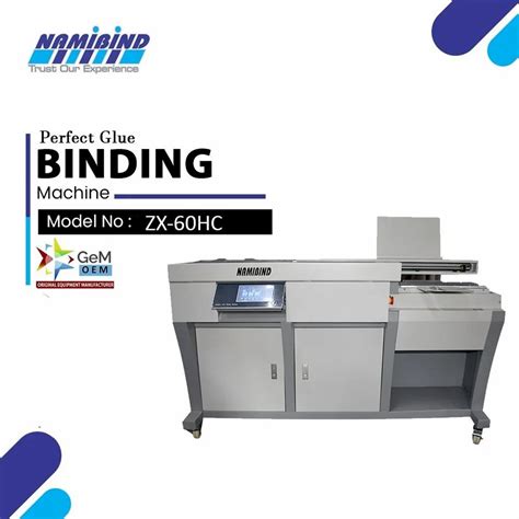 Mild Steel Single Clamp Perfect Binding Machine Production Capacity 300 Bookshr At ₹ 265000