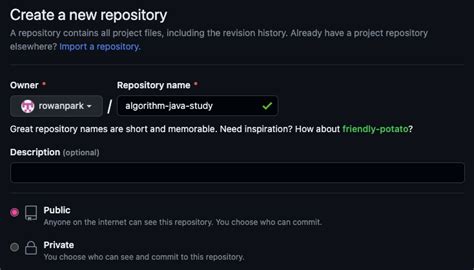 자바 알고리즘 스터디 시작 github에 study repository 만들기