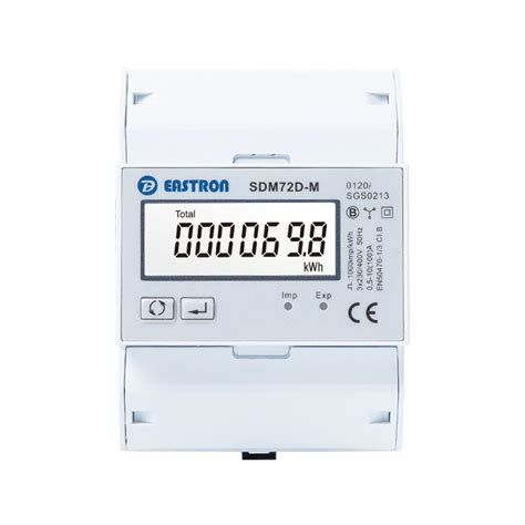Sdm72d M 2 Rs485 Modbus Din Rail Three Phase Multi Function Energy Meter Manufacturers Factory