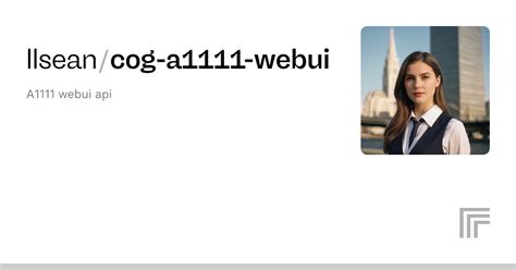 Llsean Cog A1111 Webui Run With An Api On Replicate