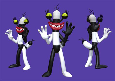 Real Monsters Character Oblina Hands In Side Desenhos