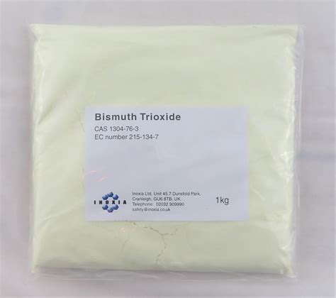 Buy Bismuth Trioxide At Inoxia Ltd