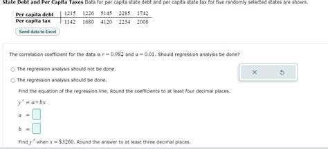 solved correlation coefficient for the data is r 0 982 and