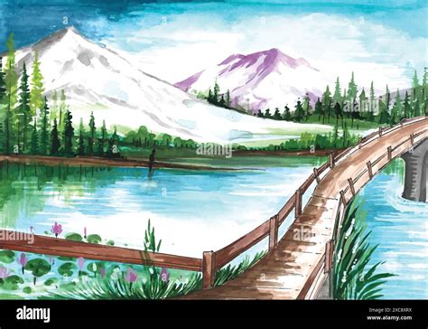 Draw Spring Stock Vector Images Alamy