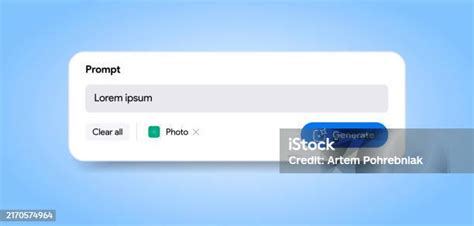 Generate Ai Content Placeholder Llm Assistant Interface Prompt Input