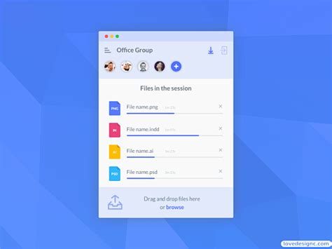 文件上传页面ui