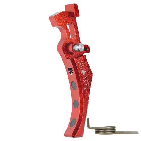 CNC Aluminum Advanced Trigger Style D Red