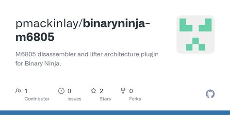 Github Pmackinlay Binaryninja M M Disassembler And Lifter