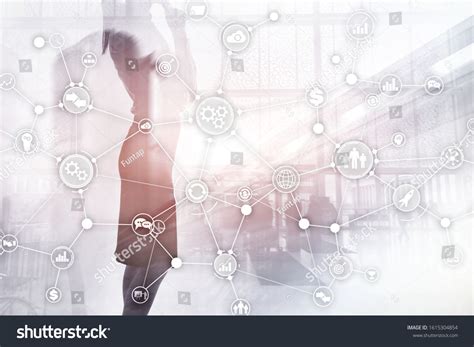 Business Process Structure Industrial Workflow Diagram Stock Photo Shutterstock
