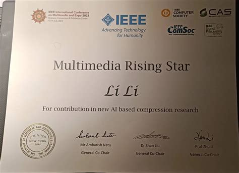 Intelligent Visual Data Coding Laboratory University Of Science And Technology Of China