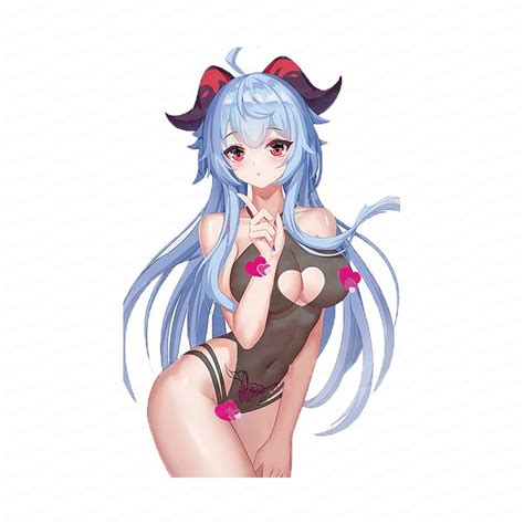 Genshin Impact Ganyu Sticker Sexy Adult Stickers Gaming Etsy