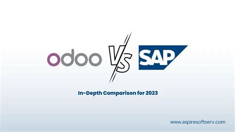 Odoo Vs SAP An In Depth Comparison For
