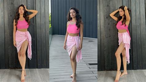 Anushka Sen Bikini Photos Anushka Sen Bangkok Images Anushka Sen Viral Pics Anushka Sen