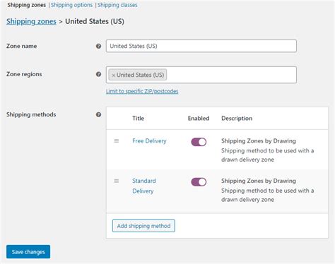 Shipping Zones By Drawing Plugin For Woocommerce