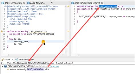 How To Navigate Within Abap Cds Source Code And Be Sap Community