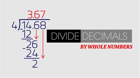 Divide Decimals By Whole Numbers Grade 5 YouTube