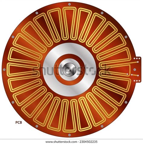 Electromagnetic Design Modeling Two Phase Axial Stock Vector Royalty Free 2304502235