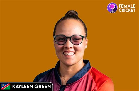 Who Is Kayleen Green Bio Stats Namibia Player Female Cricket