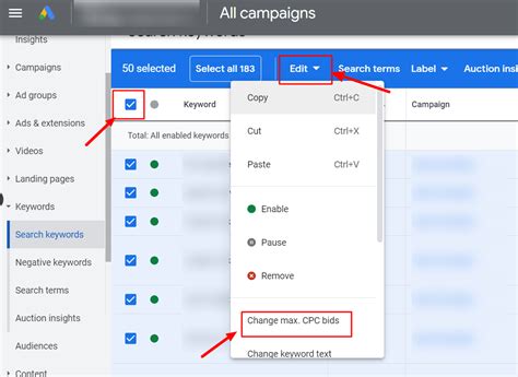 How To Make Keyword Bid Changes In Bulk Via Google Ads Editor Karooya