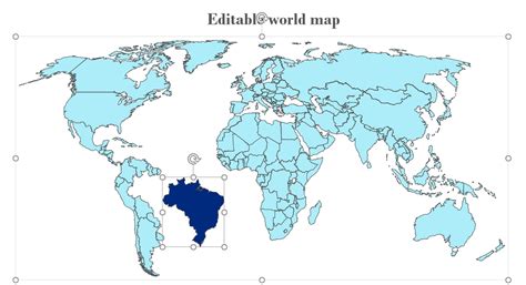 Editable World Map Editable Country World Maps For PowerPoint 2022