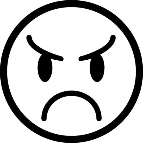 Cara Emoticon Enojado Emoticones Dibujos Molde Emoji Caras Emoción