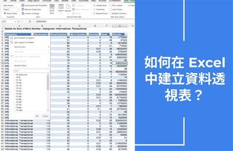 如何在excel中建立資料透視表？ Pdf Agile