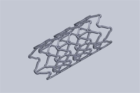 Multilink Rx Ultra Stent Step Iges 3d Cad Model Grabcad