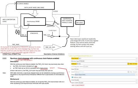 Fmc Non Multiplex Psram Synchronous On F4 F7 Stmicroelectronics Community