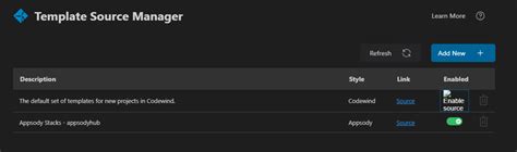 SVT Windows 10 Enable Disable Buttons In Template Source Manager