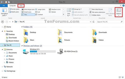 Cách mở Folder Options hay File Explorer Options trong Windows