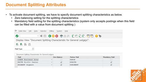 Document Splitting Sap S4 Hana12345pptx