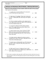 Free Markup Problems Worksheet Download Free Markup Problems Worksheet Png Images Free